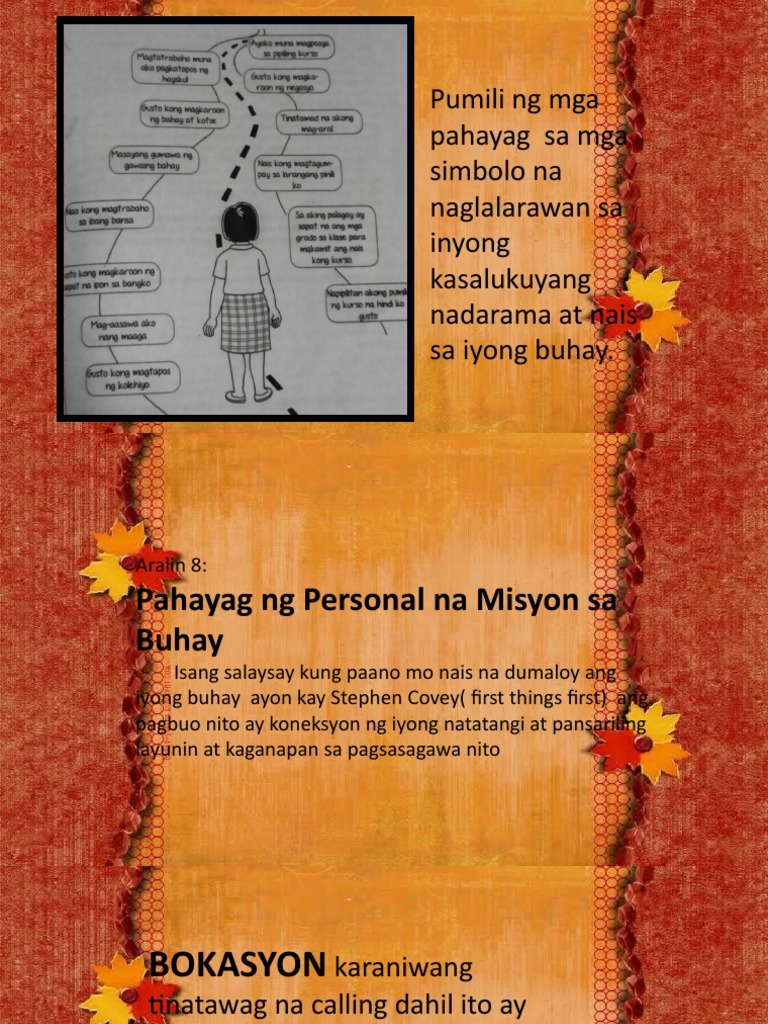 Week 4 - Personal Na Misyon Sa Buhay | PDF