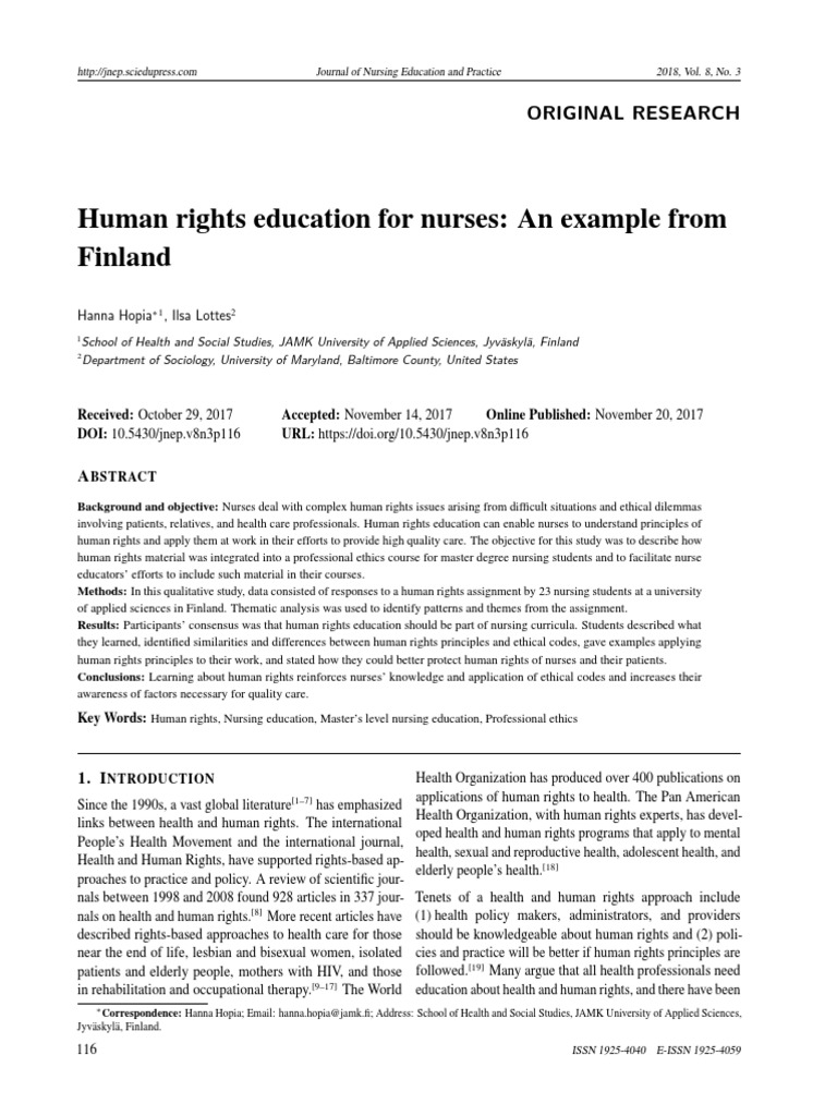 1 PB | PDF | Nursing | Rights