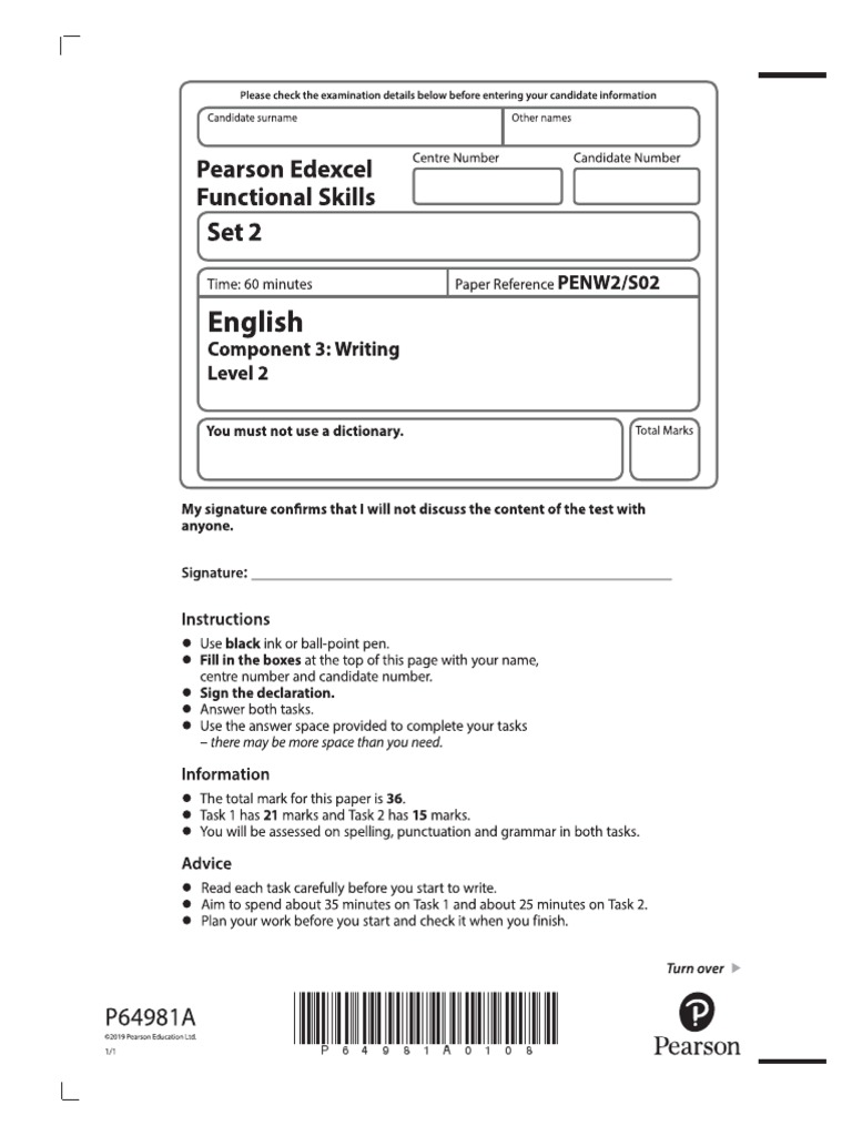 L2 Writing Paper Set 2-3 | PDF