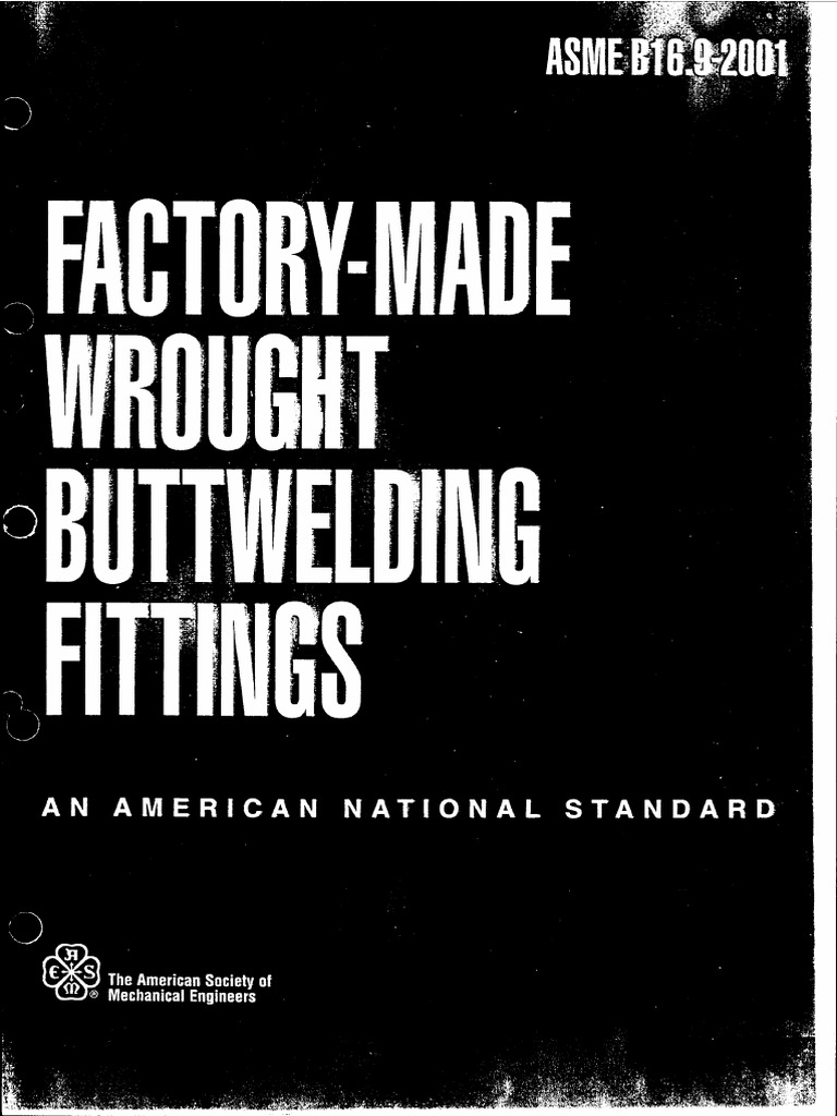 Asme b16.9 2001 Fitting | PDF