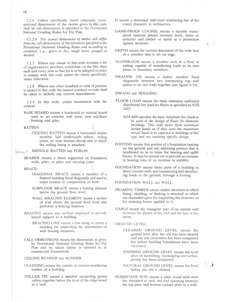 Fiji Pine Code of Practice (Light Timber Construction) | PDF