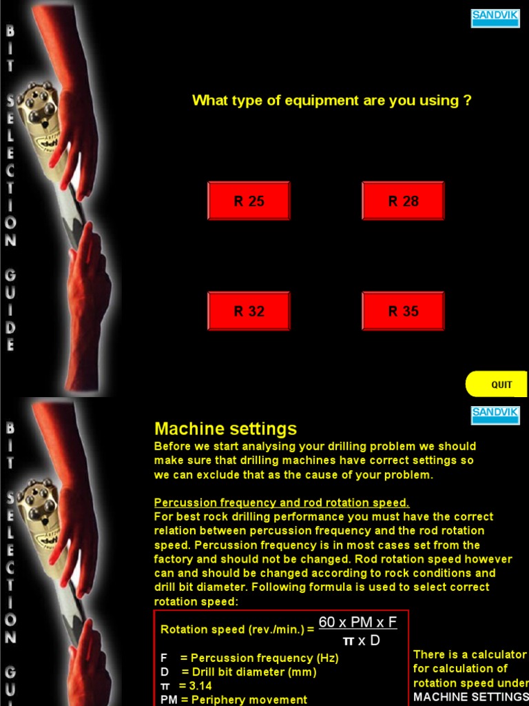 Bit Guide | PDF | Drilling | Drill