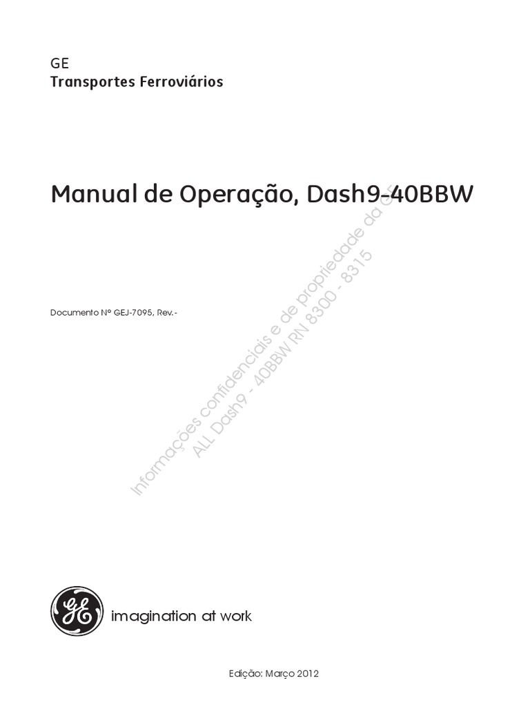Manual - ALL - DASH | PDF | Motores | Locomotivas