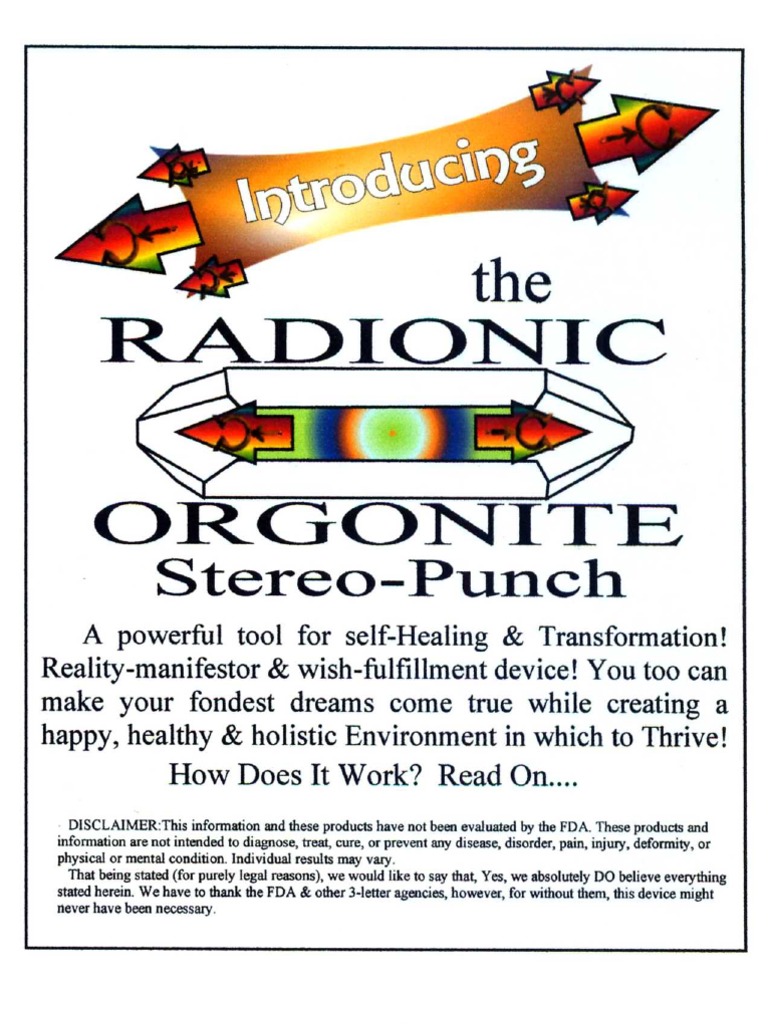Introducing the RadionicOrgoniteStereo-Punch