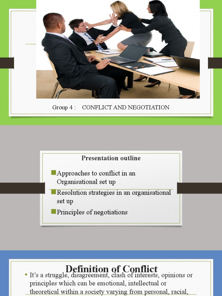 Conflict and Negotiation 2023 | PDF | Negotiation | Conflict (Process)
