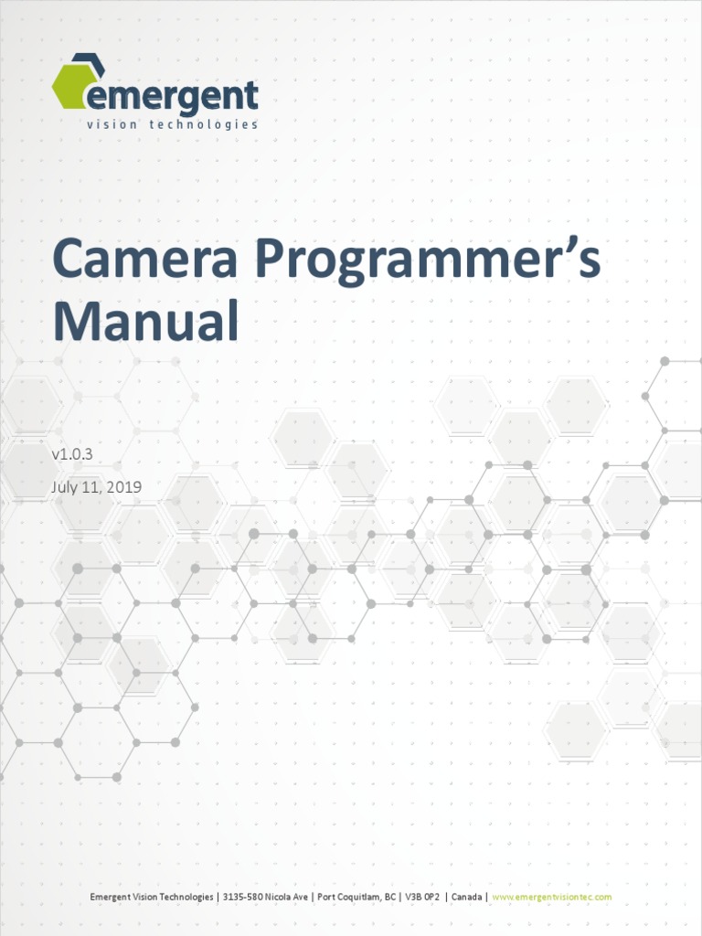 Camera Programmers Manual v1.0.3 2019-07-11 | PDF | Parameter (Computer ... Camera Programmers Manual v1.0.3 2019-07-11 | PDF | Parameter (Computer ...