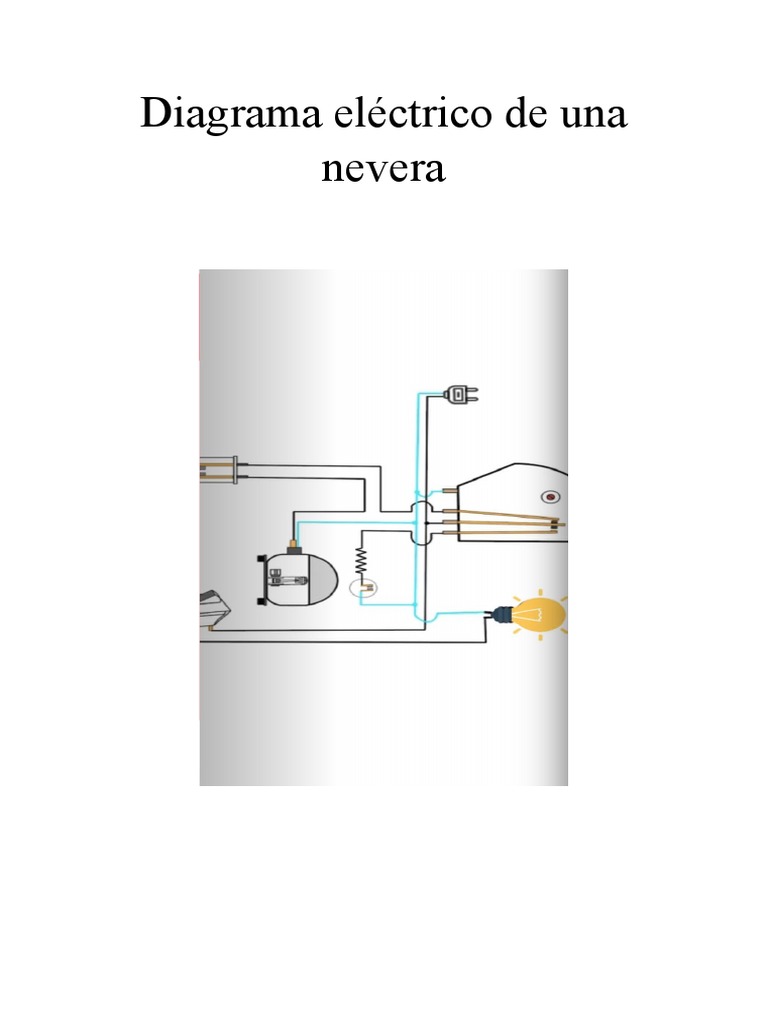 Diagrama Eléctrico de Una Nevera | PDF
