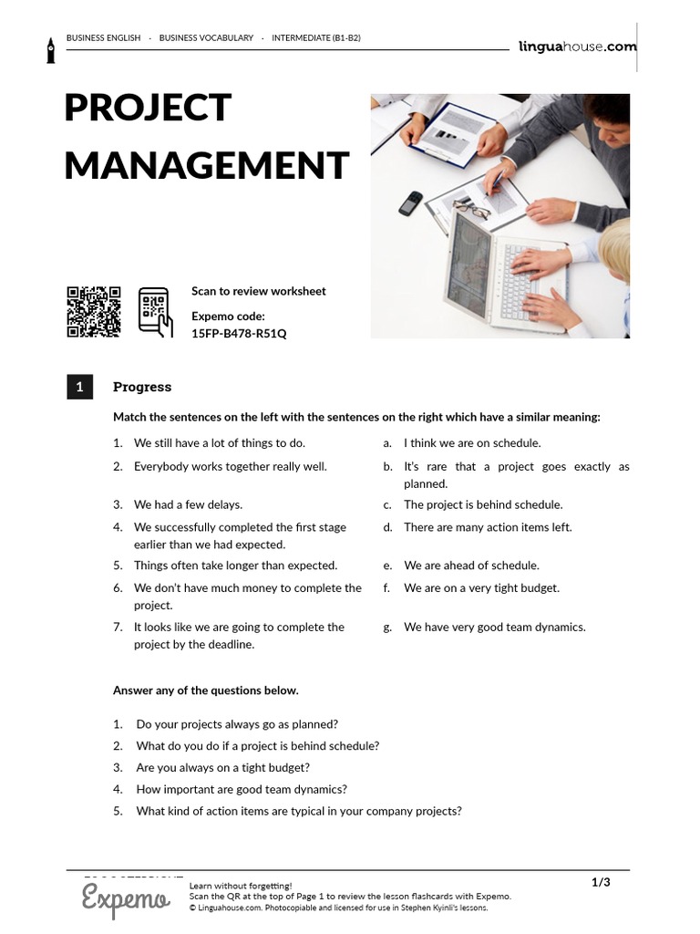 Project Management British English Student | PDF | Linguistics