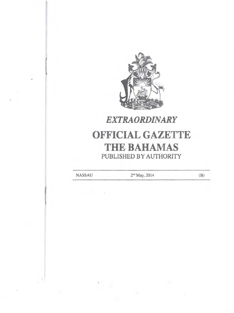 Bahamas Correctional Services Act 2014 | PDF | Common Law | Public Law