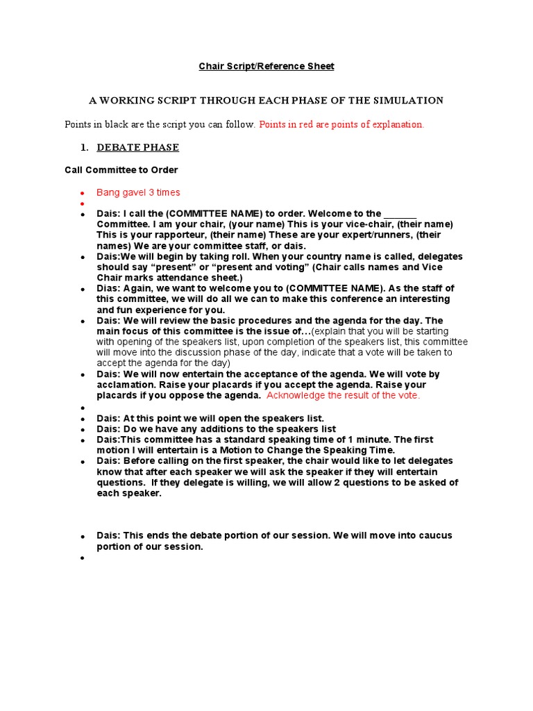 SCRIPT For Each Stage | PDF | Government | Political Law