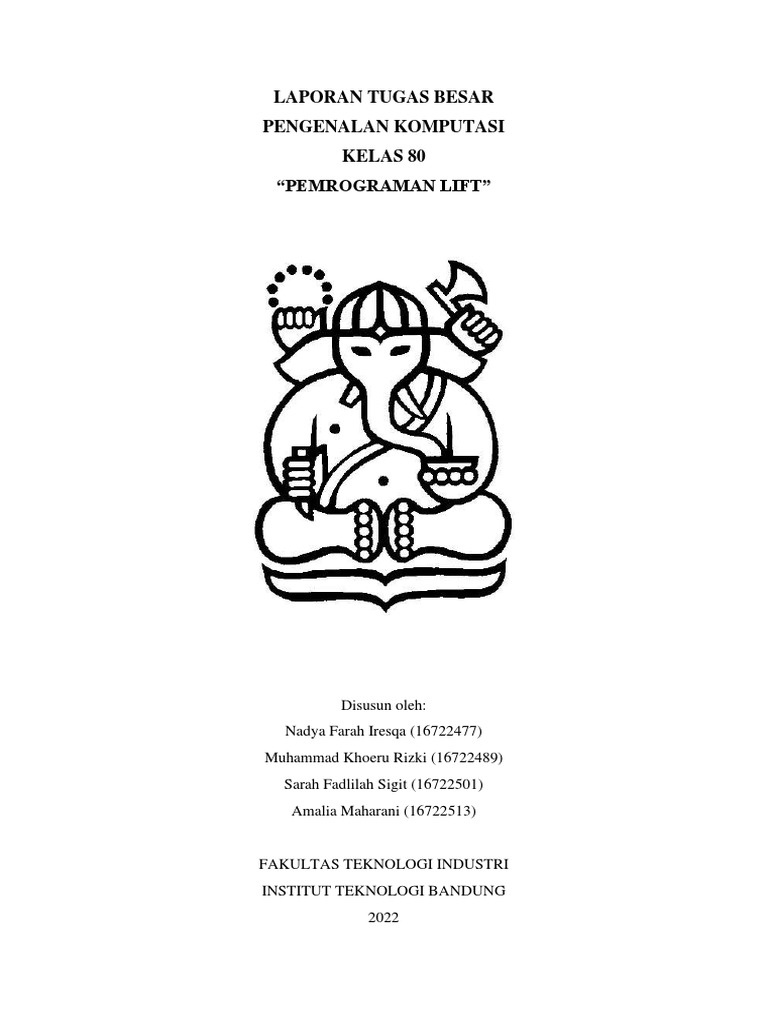 Pemrograman Lift: Laporan Tugas Besar | PDF