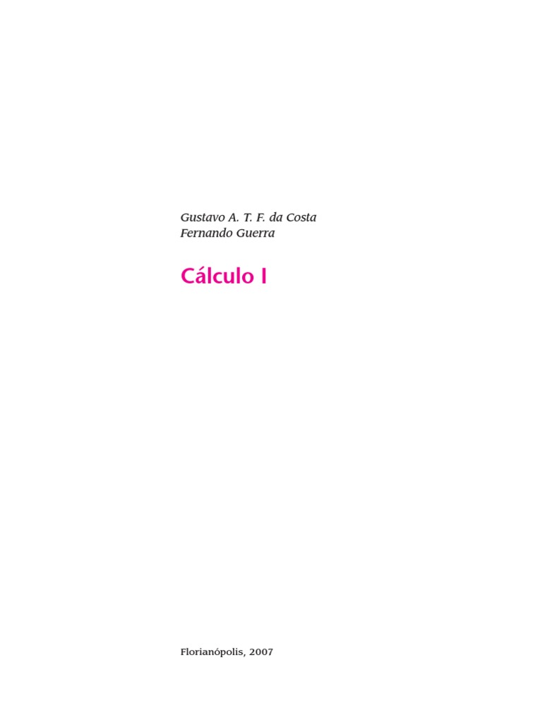 Calculo 1 | PDF | Cálculo | Número real