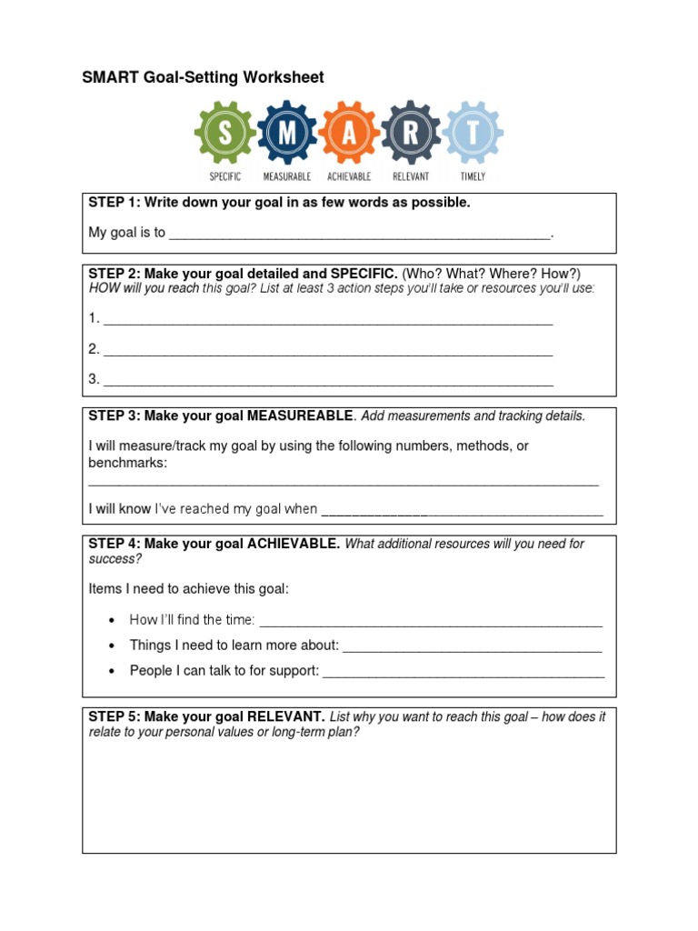 SMART Goal-Setting | PDF