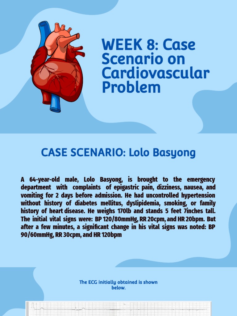 Cardiovascular Case: Lolo Basyong's MI | PDF | Myocardial Infarction ...