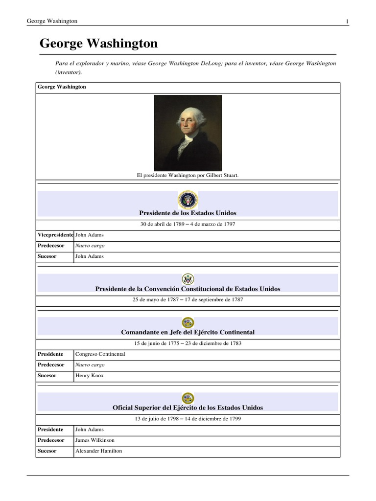 George Washington | PDF | George Washington | Alexander Hamilton