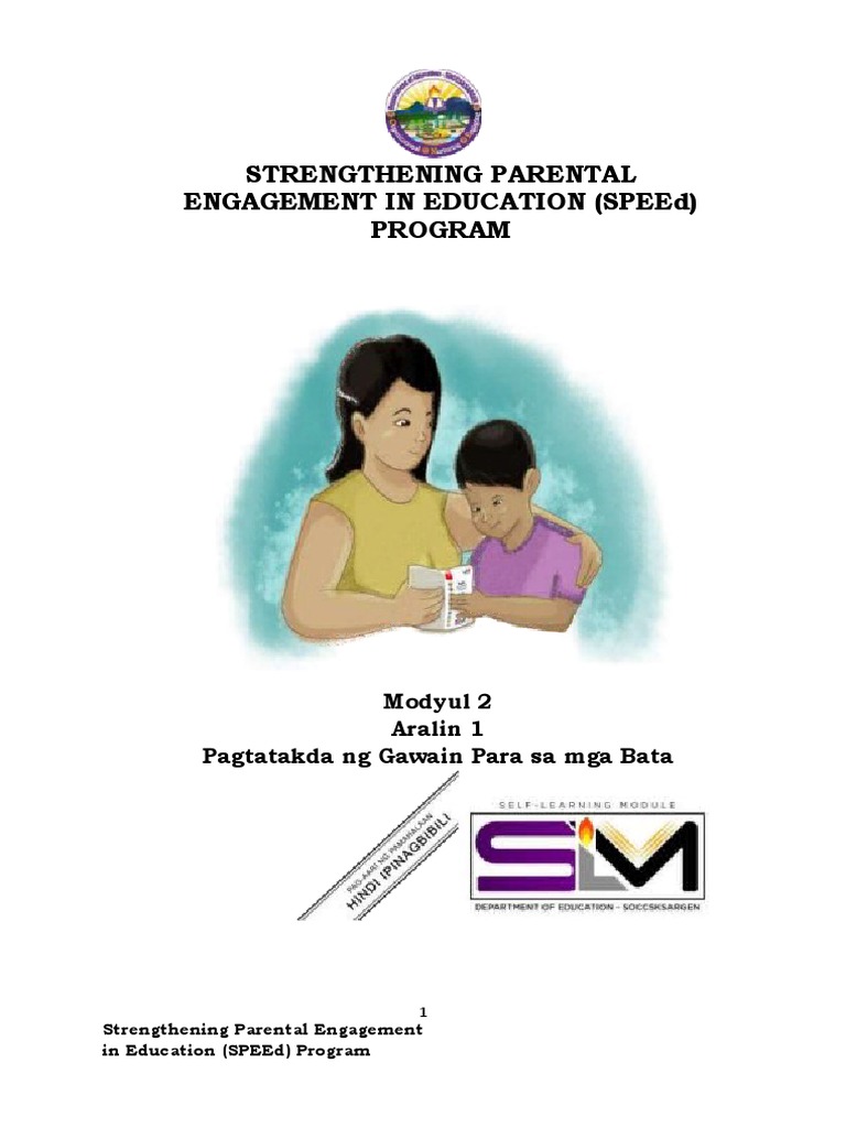 Module 2 Aralin 1 SPEEd SLM | PDF