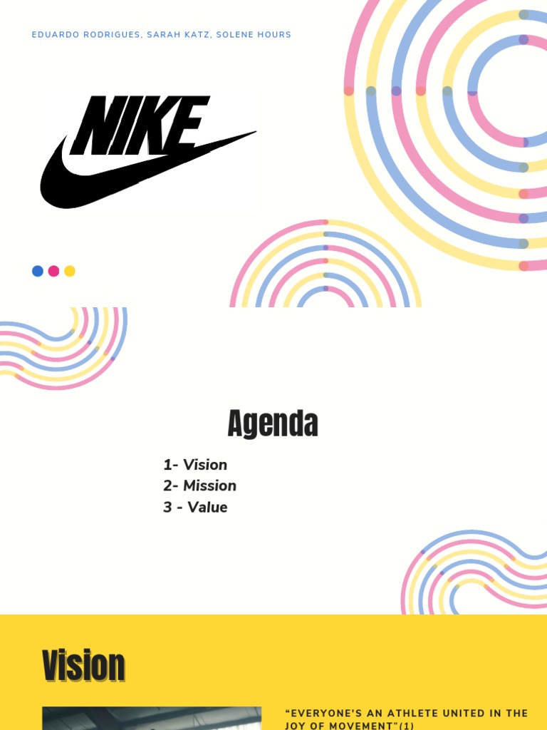 Nike Value, Mission, Vision | PDF | Nike | Sustainability