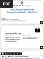 WWI European Alliances Map Activity | PDF
