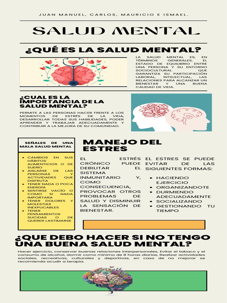 Infografia de Salud Mental | PDF