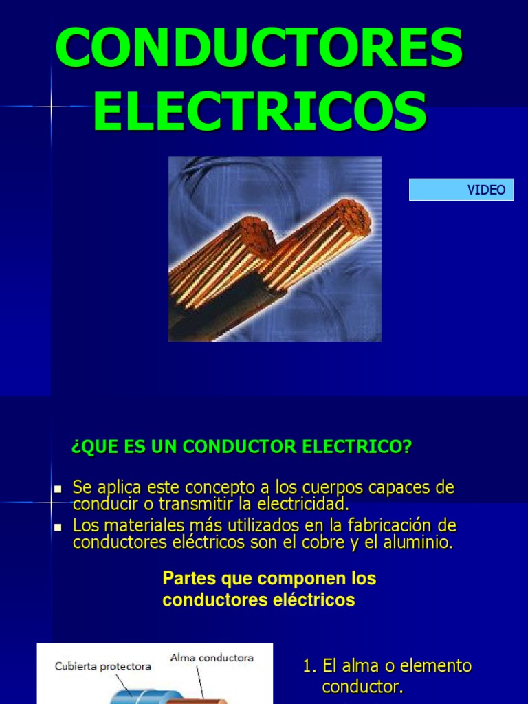 Definición y Tipos de Conductores Eléctricos | PDF | Conductor ...