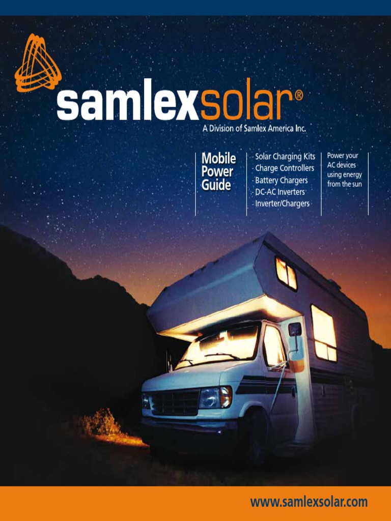 Catálogo General SAMLEX SOLAR | PDF | Power Inverter | Battery Charger