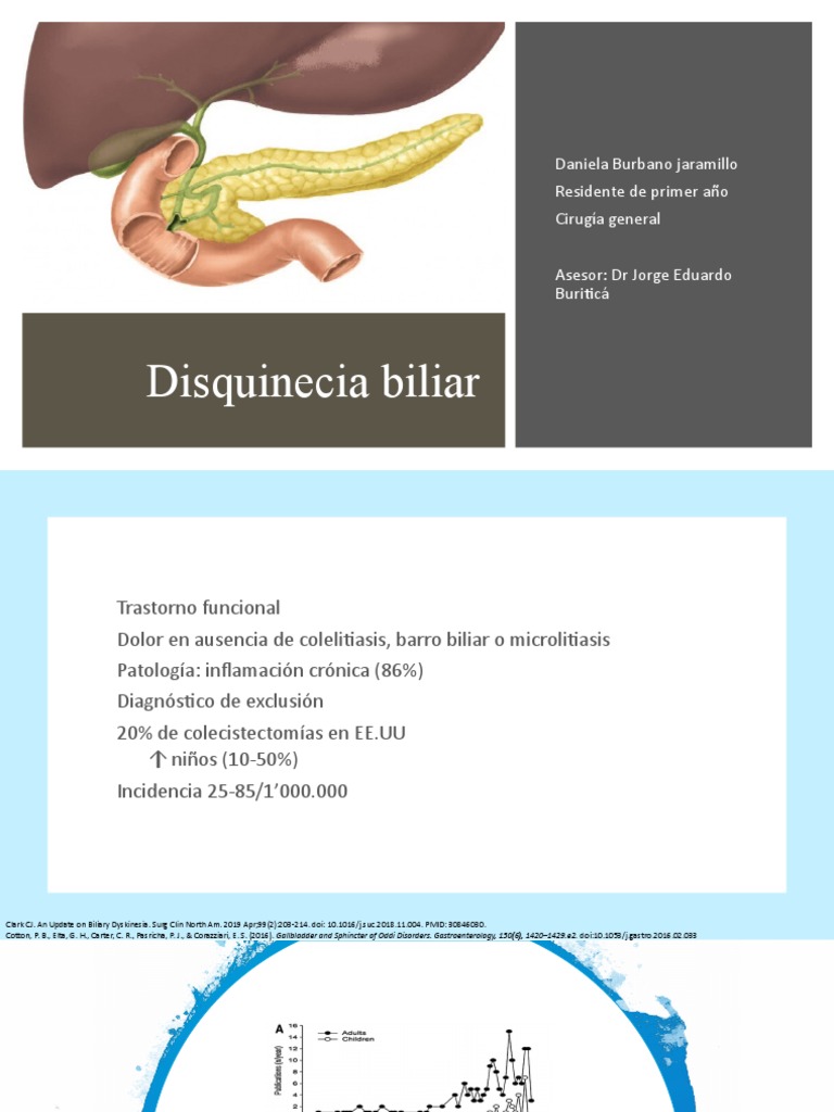 Disquinecia Biliar: Diagnóstico y Manejo | PDF | Órgano (anatomía ...