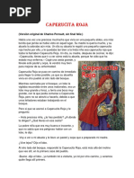 Obra de Teatro - Caperucita Roja | PDF | Caperucita Roja