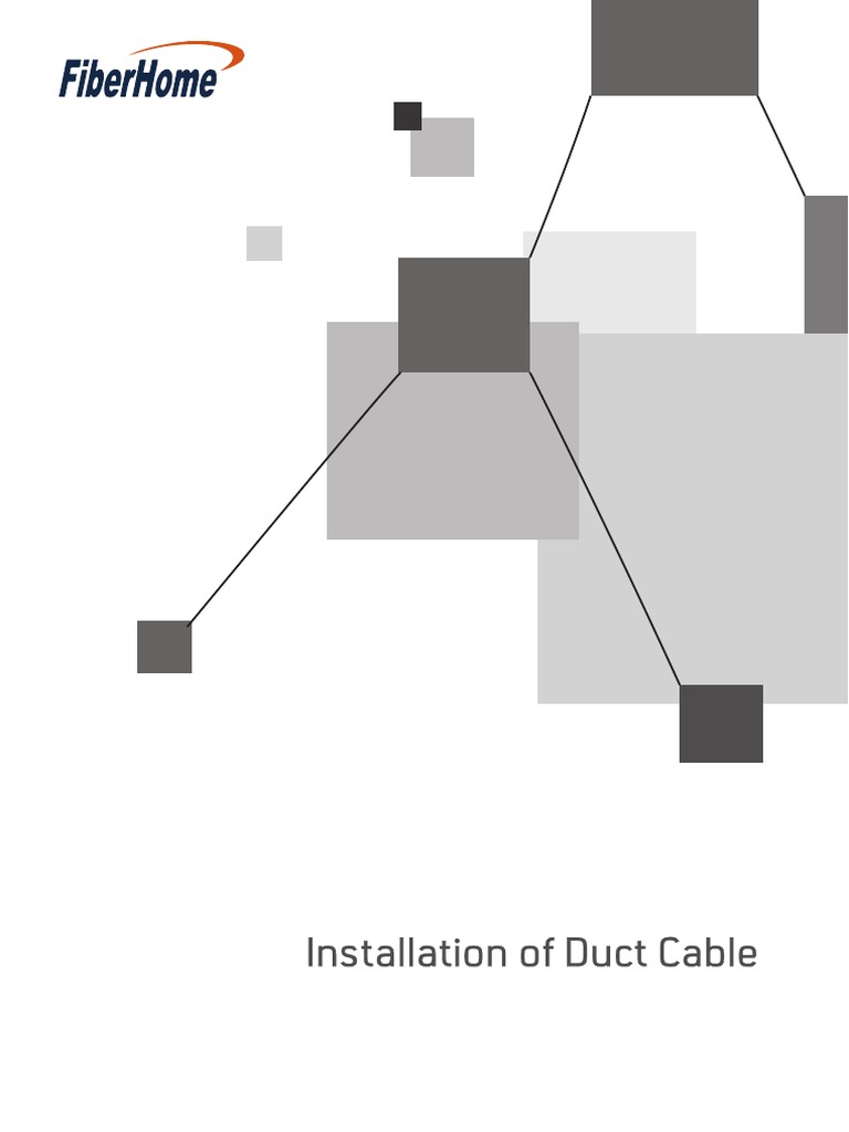 DD Cable Installation Guide | PDF | Duct (Flow) | Optical Fiber