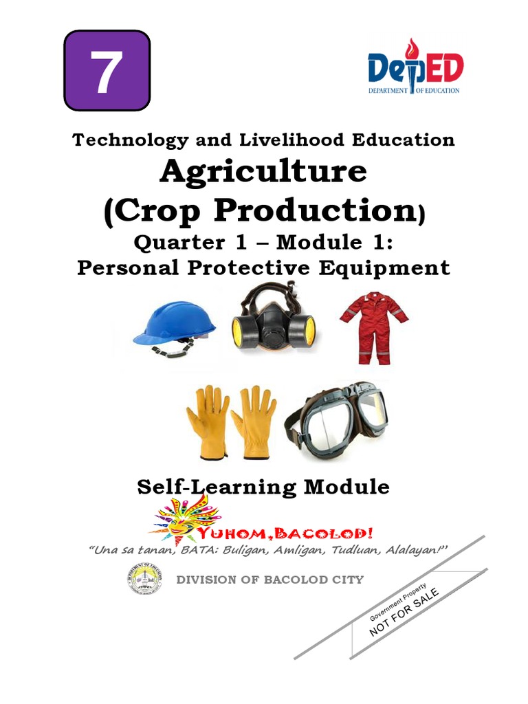 Q1 - TLE Agri 7 Q1 Module 1 Week 1 16 | PDF | Personal Protective ...