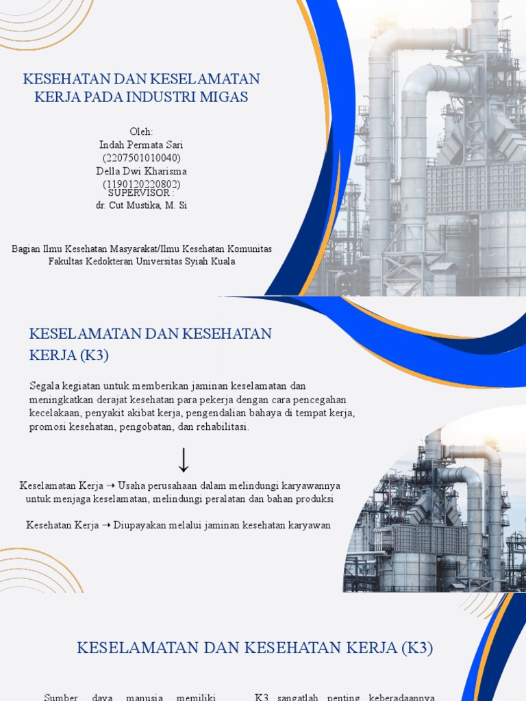 Kesehatan Dan Keselamatan Kerja Pada Industri Migas | PDF