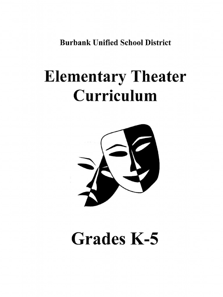Elementary Theater Curriculum | PDF
