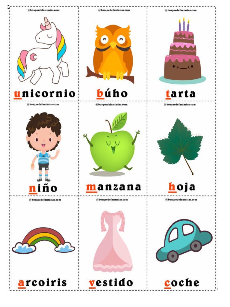 Loteria de Palabras | PDF