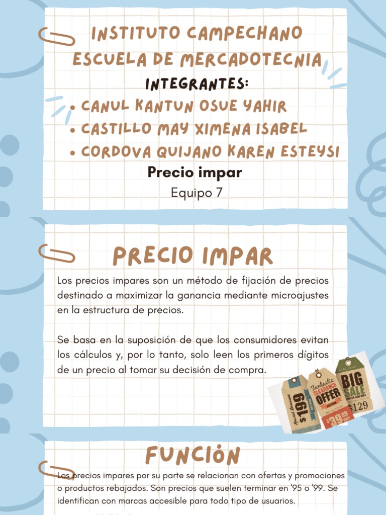 Equipo 7 Precio Impar | PDF