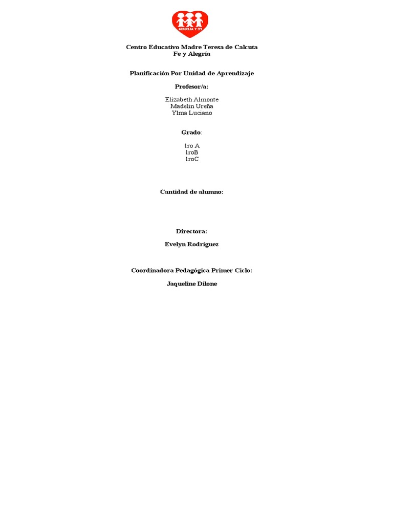 Planificacin De Enero Primer Grado Descargar Gratis Pdf Sílaba