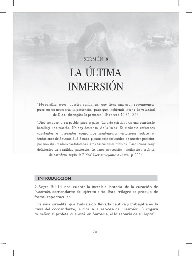 Tema 8 - La Última Inmersión | PDF | Creencia religiosa y doctrina