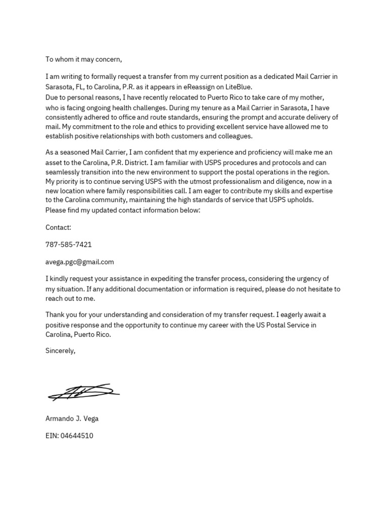 Armando Vega - EIN - 04644510 - Transfer Process - PDF - 20230807 - 105417 - 0000 | PDF