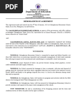 Memorandum of Agreement For Tree Planting | PDF | Conservation (Ethic ...
