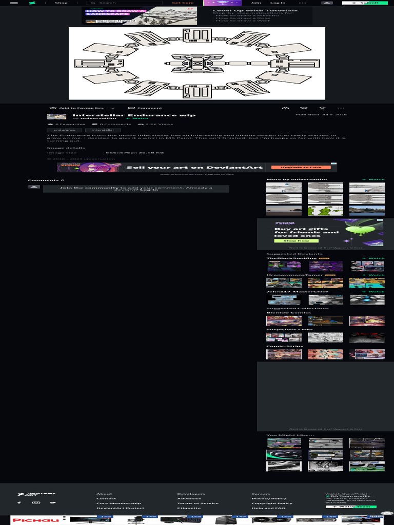 Interstellar Endurance Wip by Universaltim On DeviantArt | PDF | World Wide Web | Internet & Web
