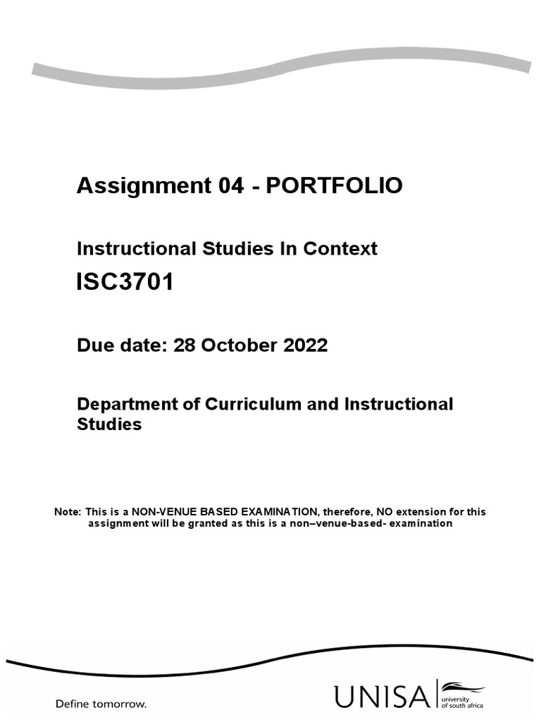 Assignment 04 Portfolio 28october2022 | PDF | Lesson Plan | Lesson