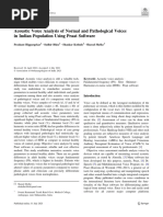 MEG Voice Handicap Index VHI 10 | PDF | Language Arts & Discipline