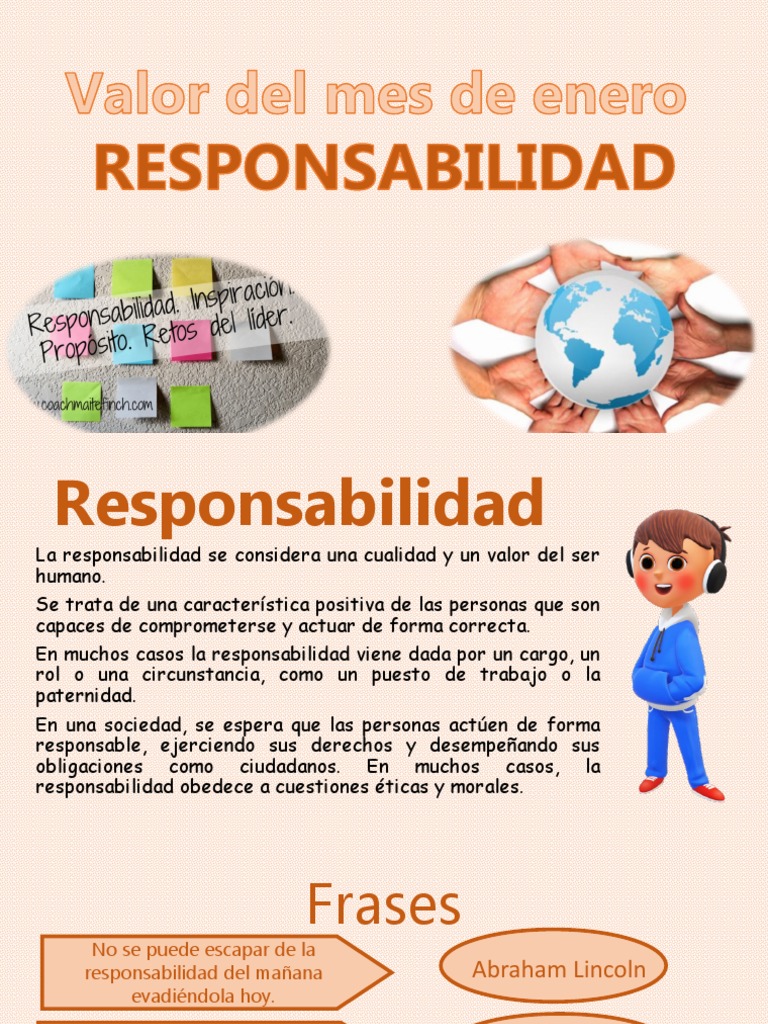 Valor RESPONSABILIDAD | PDF