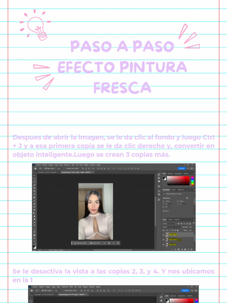 Paso A Paso Pintura Fresca Efecto | PDF