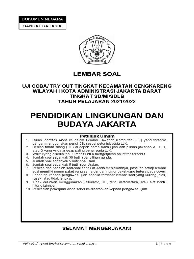 OK - SOAL Pendidikan Pancasila Dan Kewarganegaraan | PDF