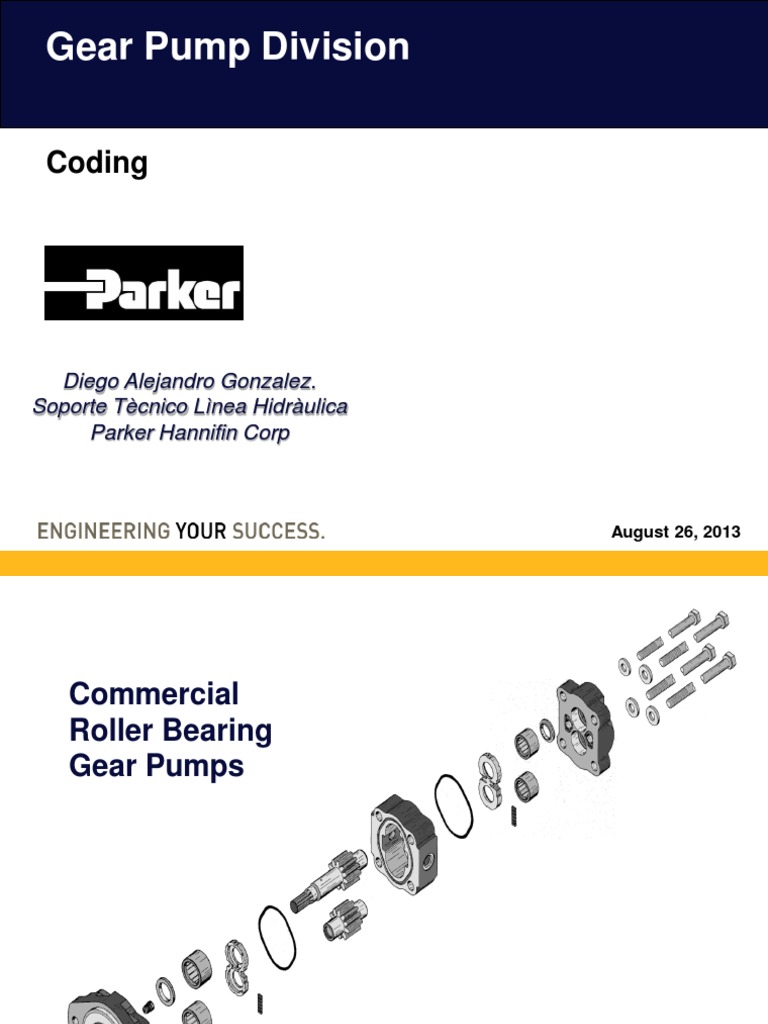 Presentation Coding GPD Diego Gonzalez Ago13 | PDF | Gear | Pump