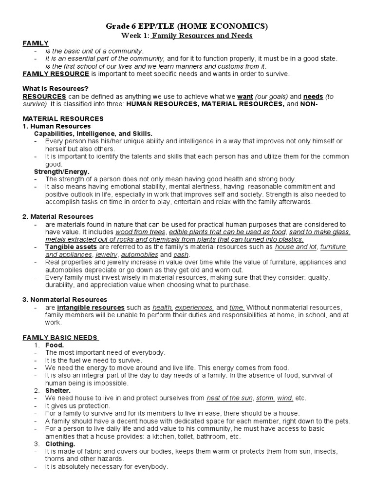 (Week 1) Quiz in Family Resources | PDF | Family | Intelligence (Week 1) Quiz in Family Resources | PDF | Family | Intelligence