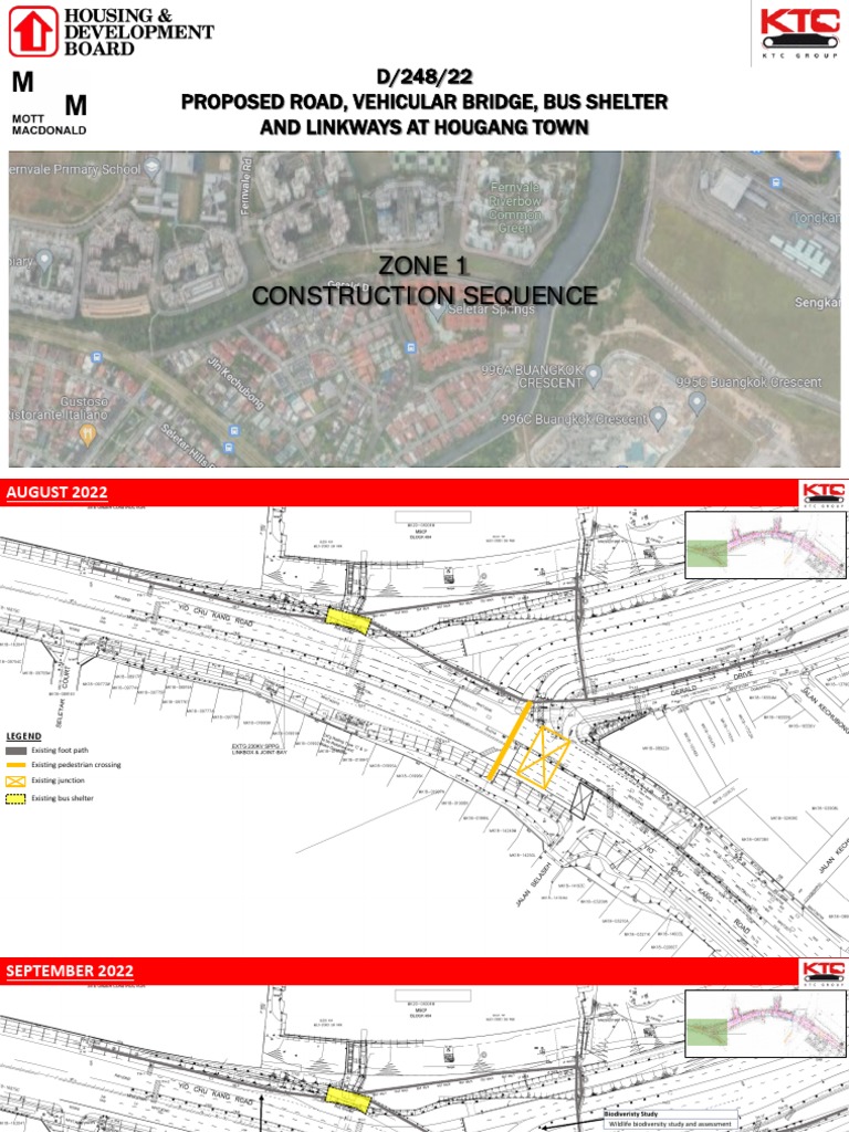 Hougang Town Construction Sequence | PDF | Sanitary Sewer | Sewerage