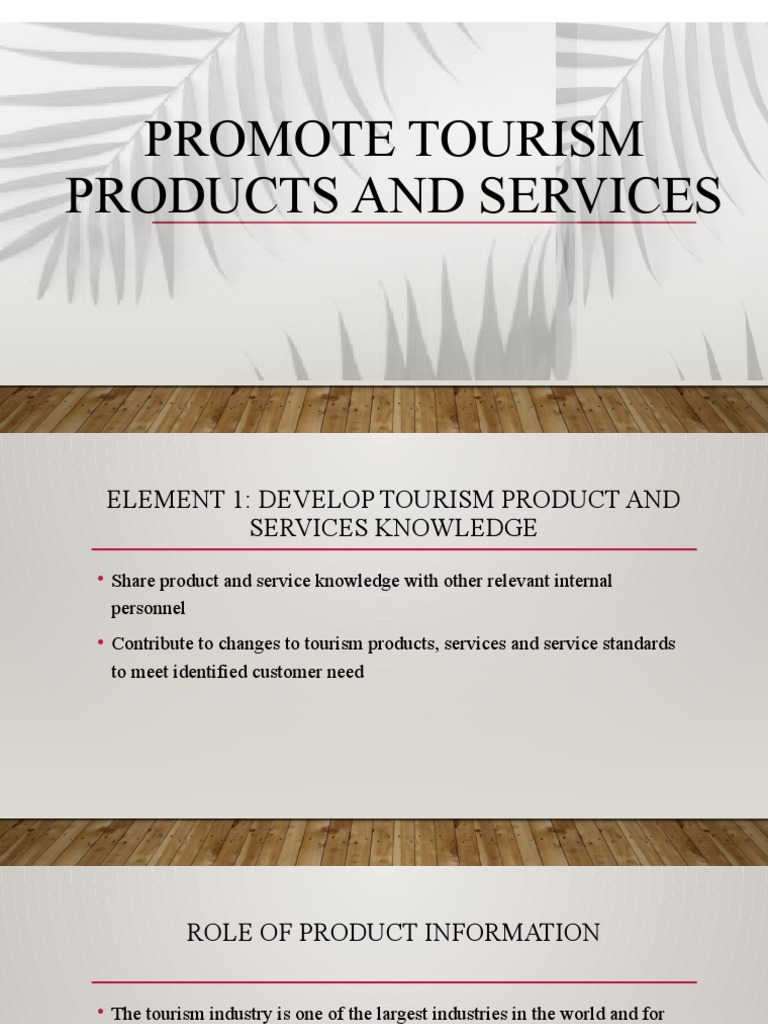 Strategies for Promoting Tourism Services | PDF | Marketing | Sales