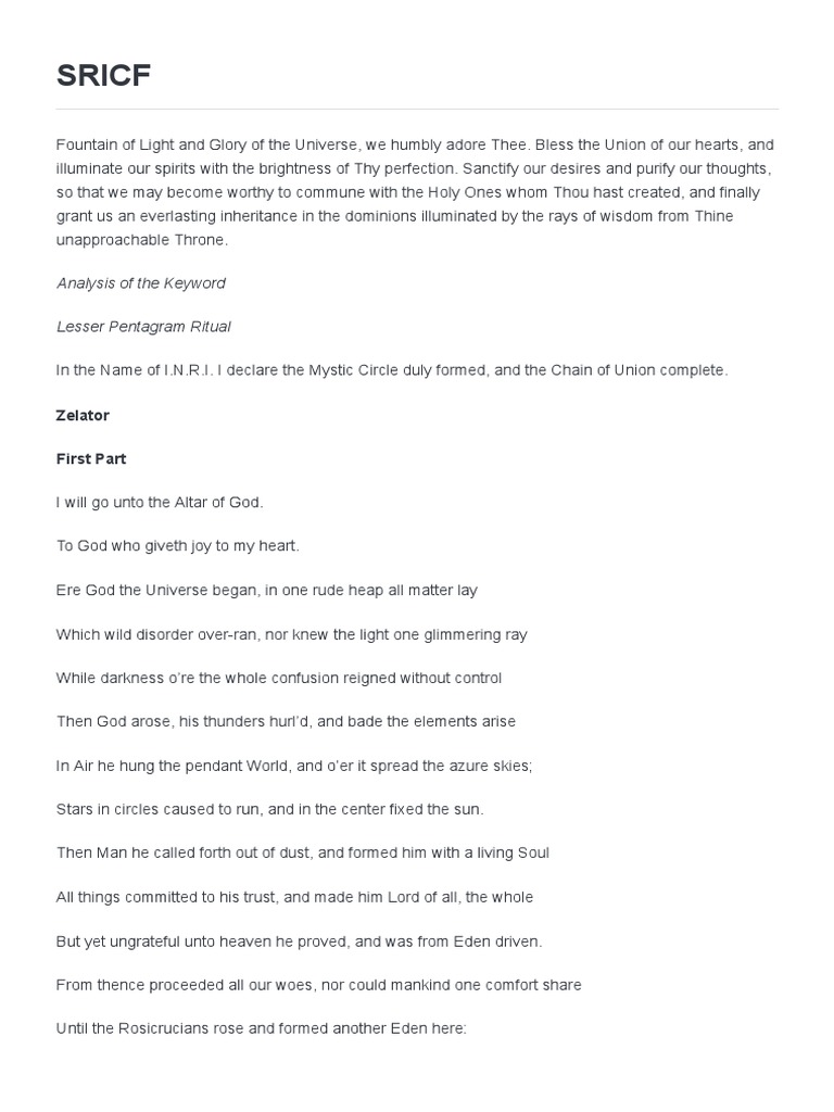 SRICF | Download Free PDF | Glory (Religion) | Heaven