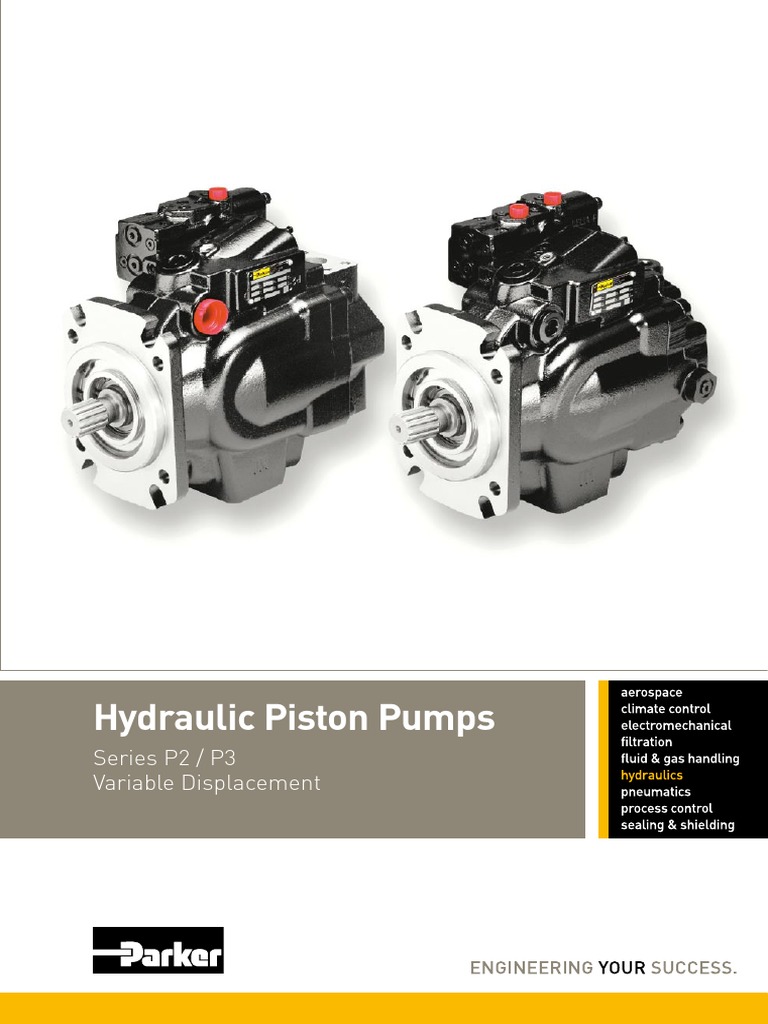P2 P3 Series Piston Pumps Complete | PDF | Pump | Engines