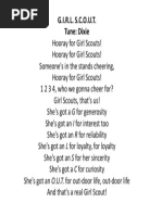 GSP Yell and Song | PDF